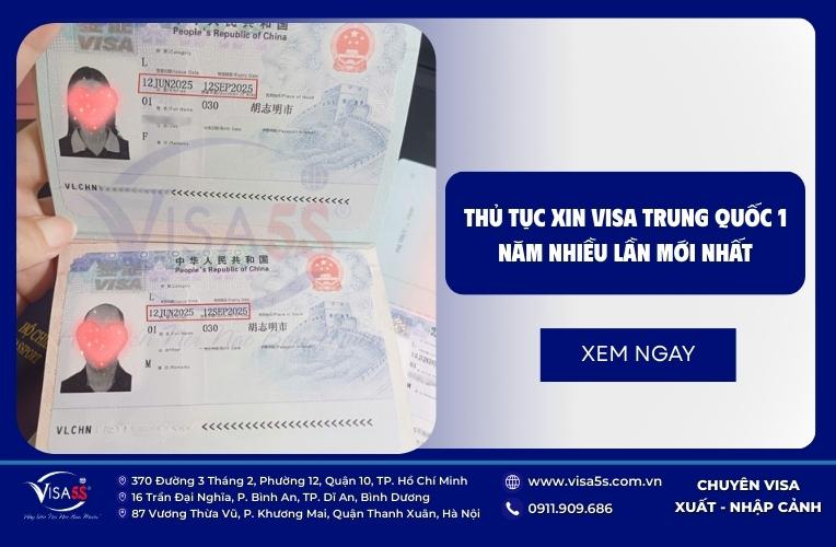 Visa công tác Trung Quốc: Hồ sơ, Quy trình xin visa M mới nhất 2026